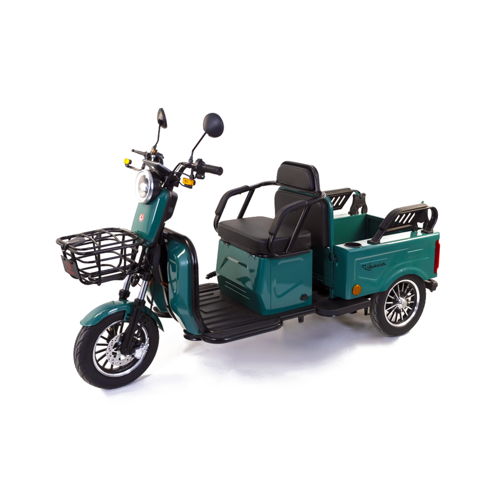 Triciclu electric Liberia, 1400W, baterie 60V20Ah, autonomie 50-70KM ...