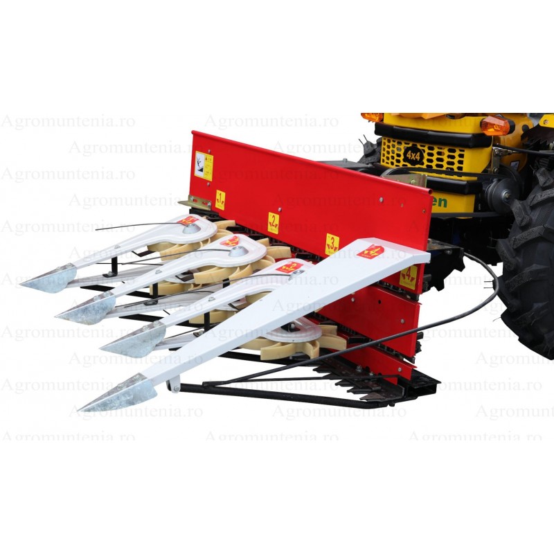 ProGARDEN Seceratoare mecanica frontala cereale, 4 brate, 100cm pentru ...