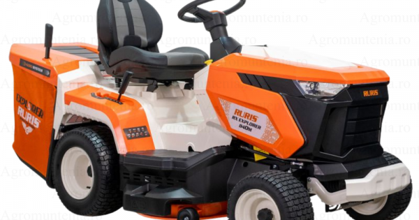 Tractor de tuns gazon Ruris Explorer 840M – Motor Loncin 15 CP, Latime ...