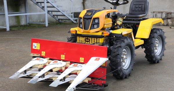 ProGARDEN Seceratoare mecanica frontala cereale, 4 brate, 100cm pentru ...